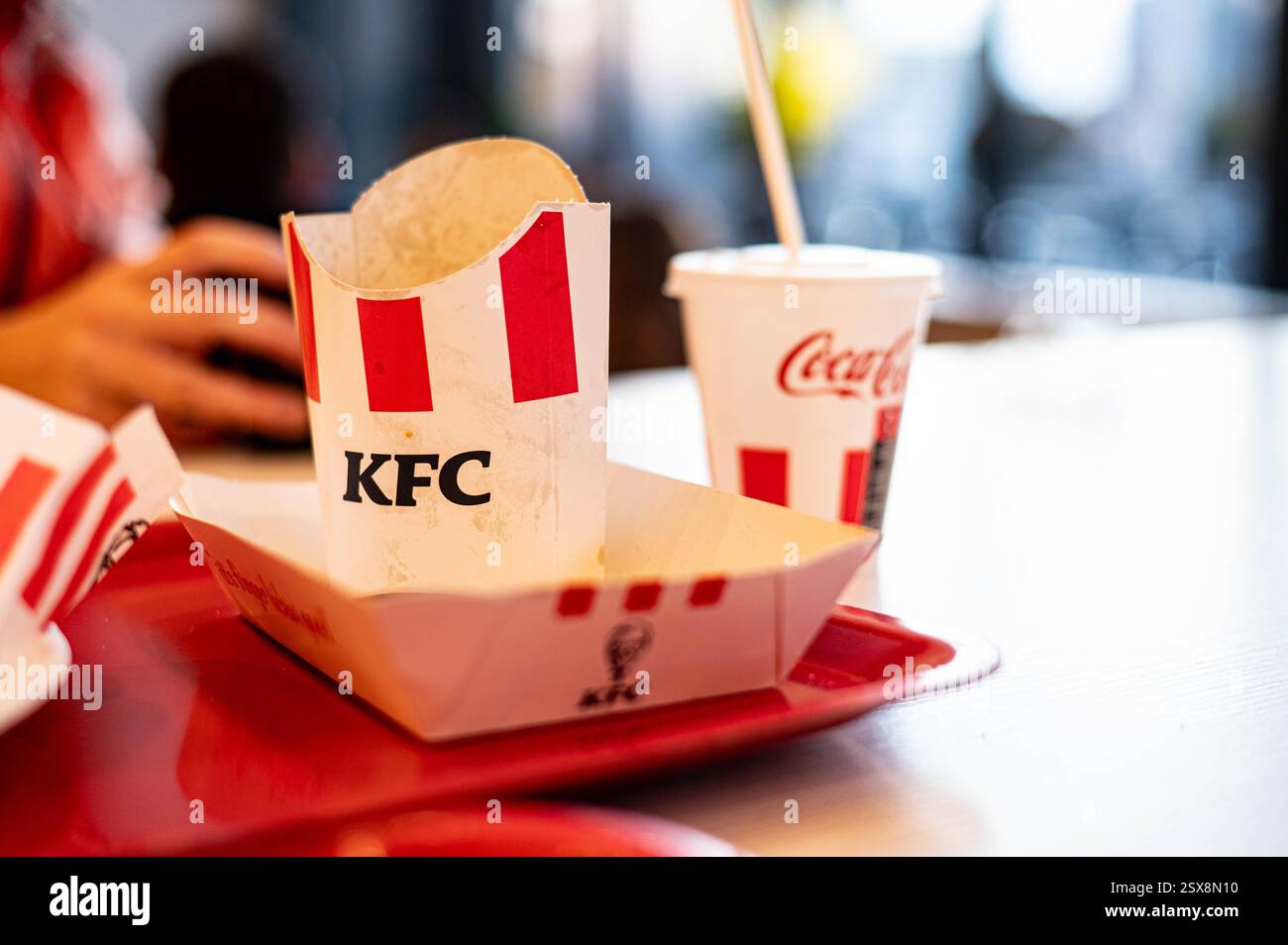 Paper Cup with KFC Stock Photo - Alamy