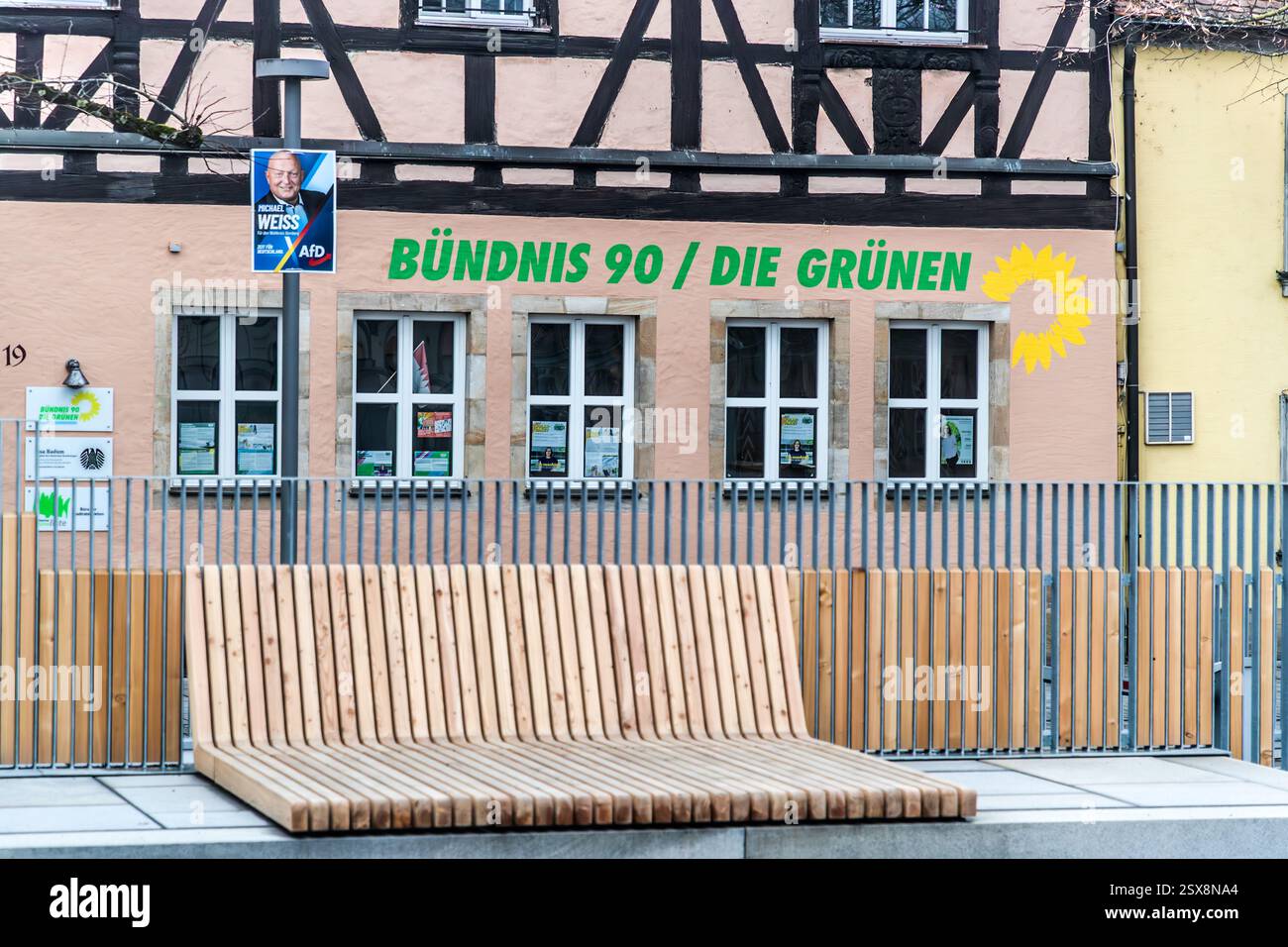 Friedrich-Ludwig-Jahn-Straße, Forchheim, Bavaria, Germany Political ...