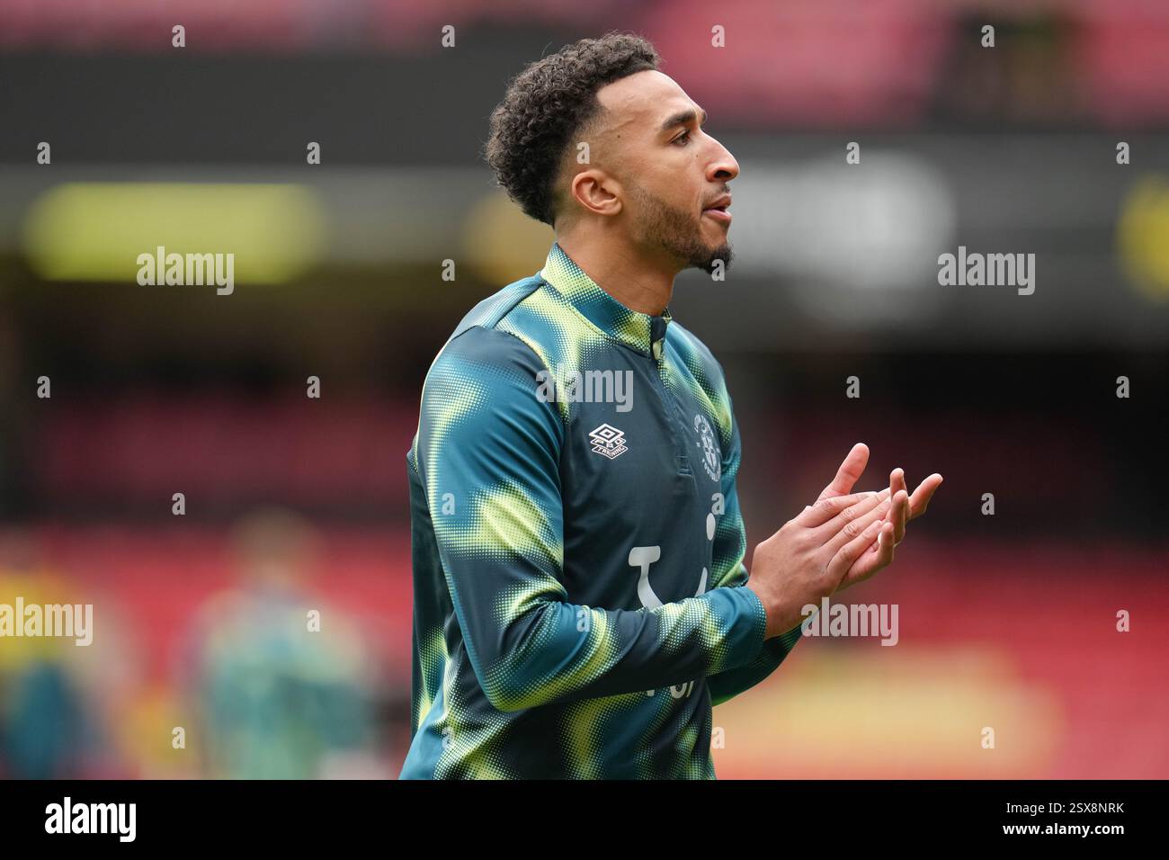 Jacob Brown of Luton Town ahead of the Sky Bet Championship match ...