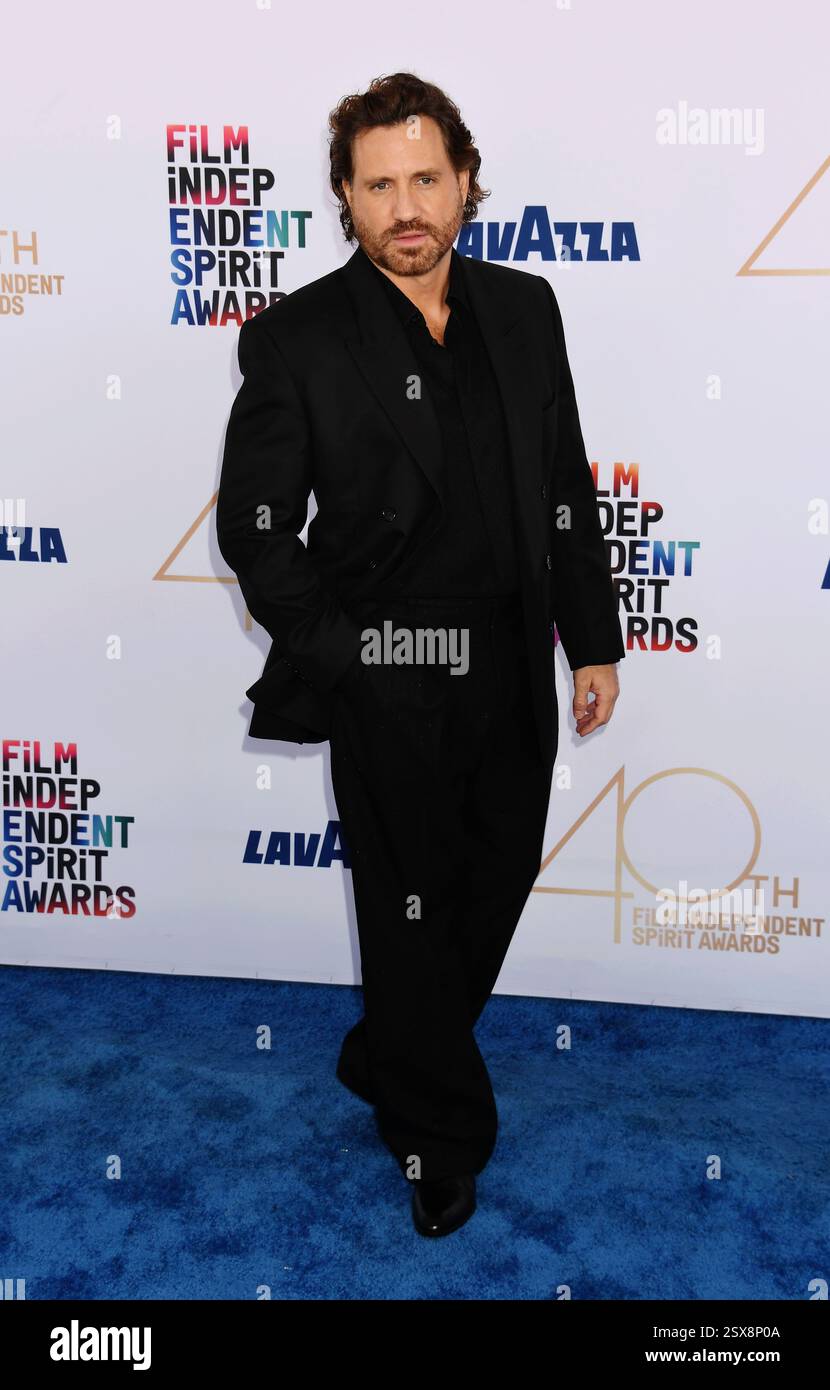 SANTA MONICA, CALIFORNIA - FEBRUARY 22: Edgar Ramirez attends the 2025 Film Independent Spirit ...