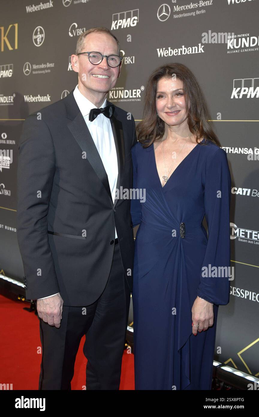 Michael Müller und Reyhan Sahin beim 73. Ball der Wirtschaft 2025 im ...