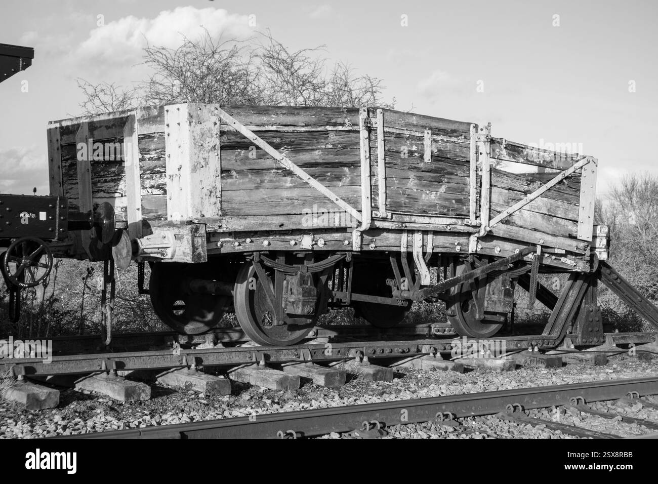 Old Freight Truck at the Nene Valley Railway, Cambridgeshire, UK Stock ...