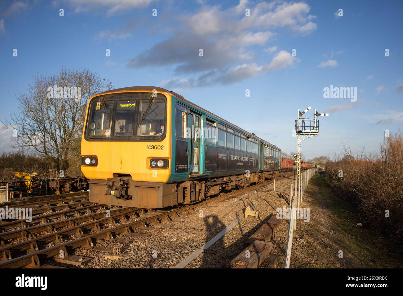 Class 143 Pacer at the Nene Valley Railway, Cambridgeshire, UK Stock ...