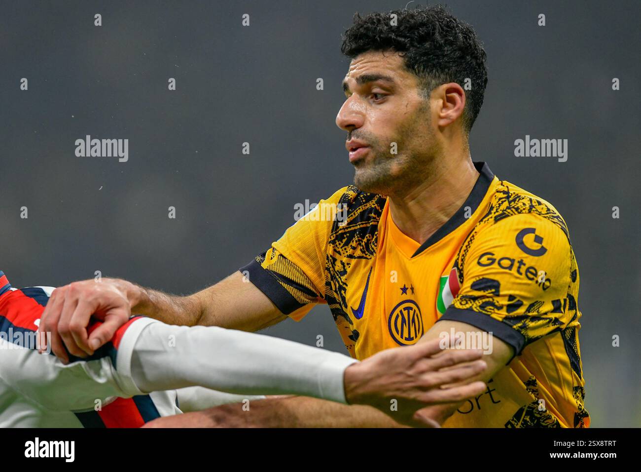 Milano, Italy. 22nd Feb, 2025. Mehdi Taremi (99) of Inter seen during ...