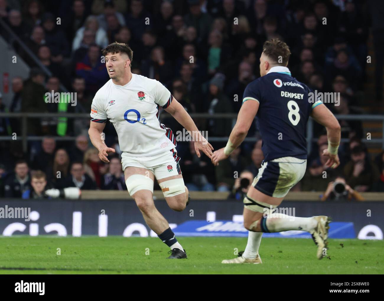 England's Ben Curry(Sale Sharks) during The Calcutta Cup Guinness Men's ...