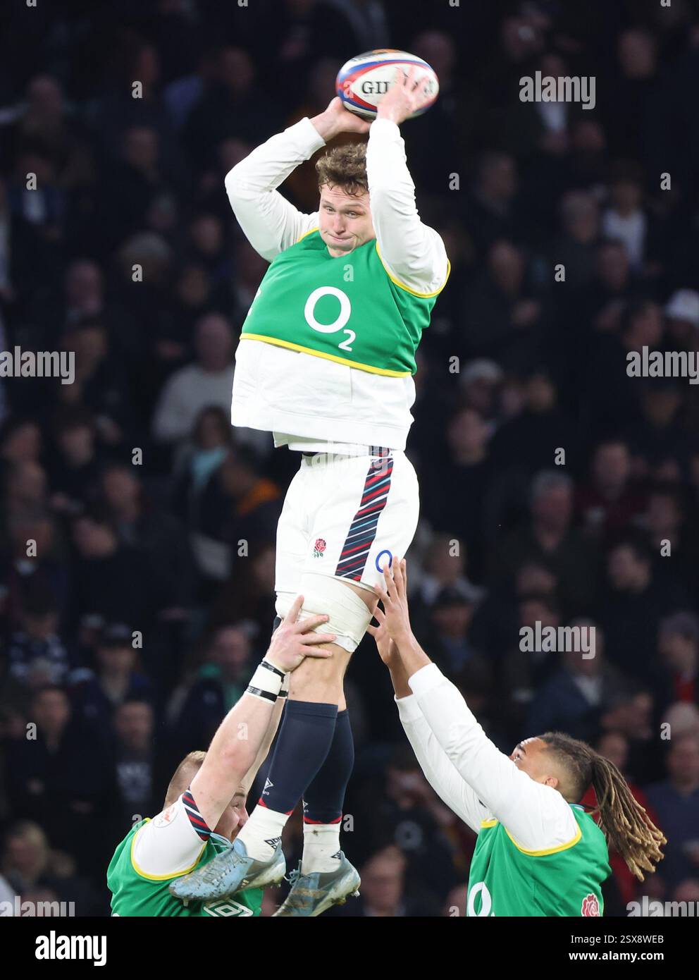 England's Ted Hill during The Calcutta Cup Guinness Men's Six Nations ...