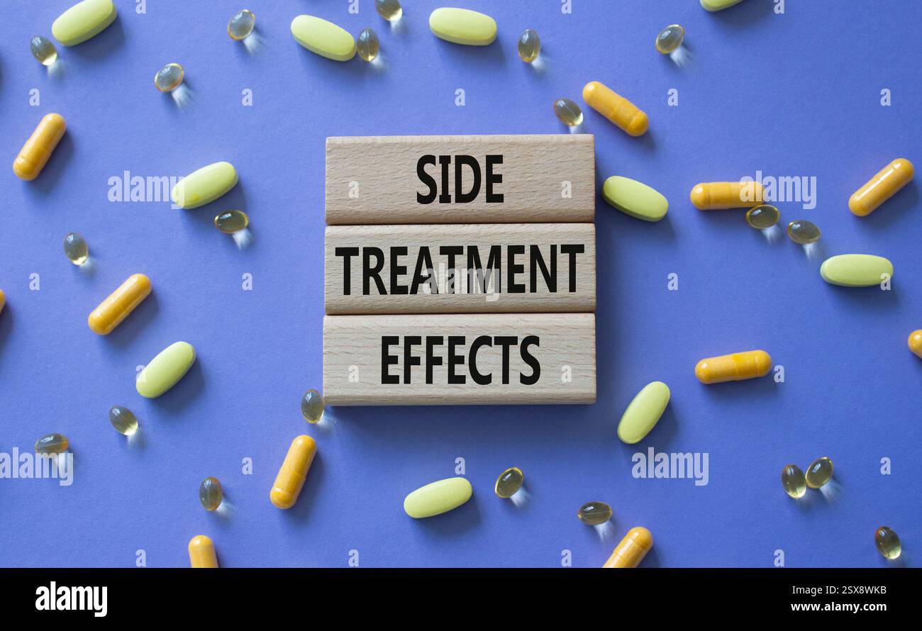 Side Treatment Effects symbol. Concept words Side Treatment Effects on ...