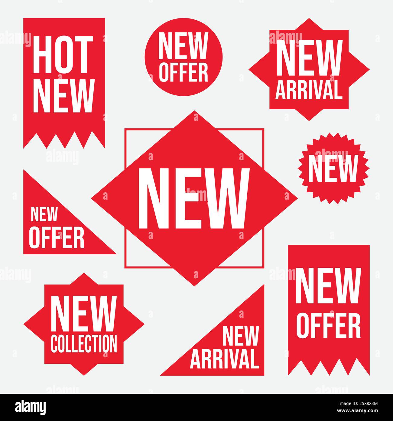 Vector logo new offer Stock Vector Images - Alamy