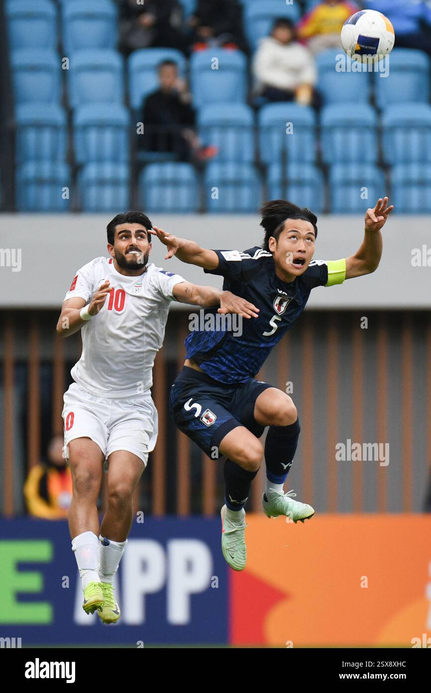 Shenzhen, China. 23 February, 2025. Rion Ichihara #5 of Japan during ...