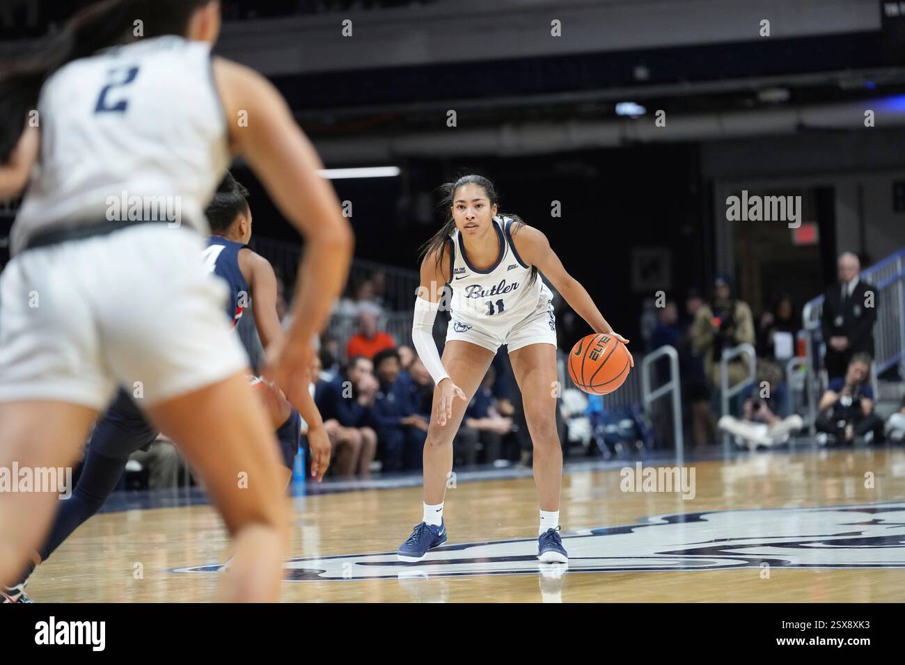 Butler guard Kilyn McGuff (11) in action during an NCAA college ...