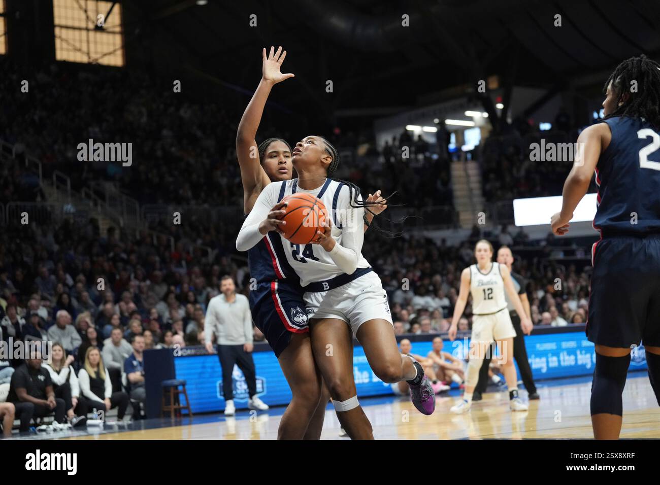 Butler forward Cristen Carter (24) in action during an NCAA college ...