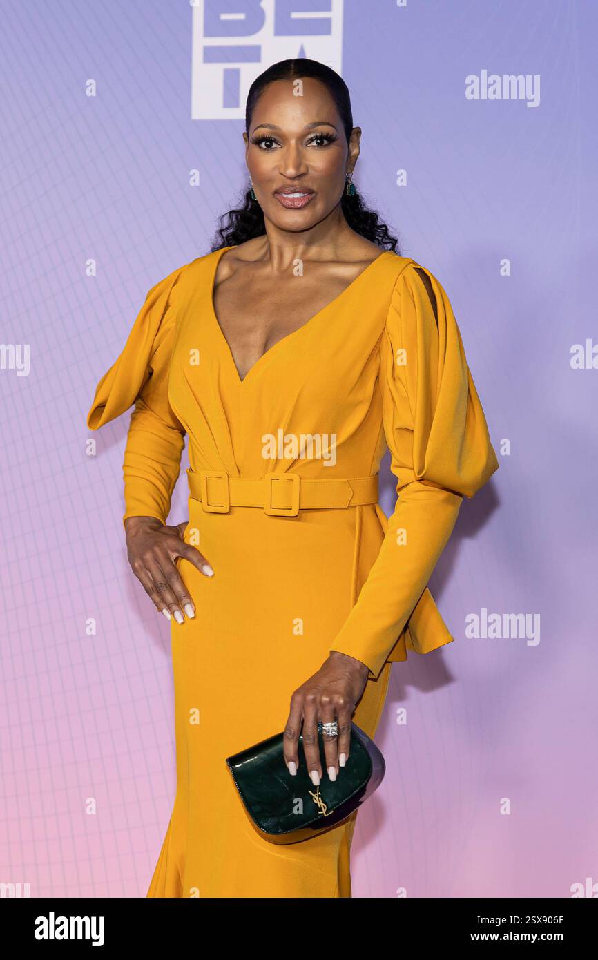 Pasadena, USA. 22nd Feb, 2025. Kron Moore attends the arrivals of the ...