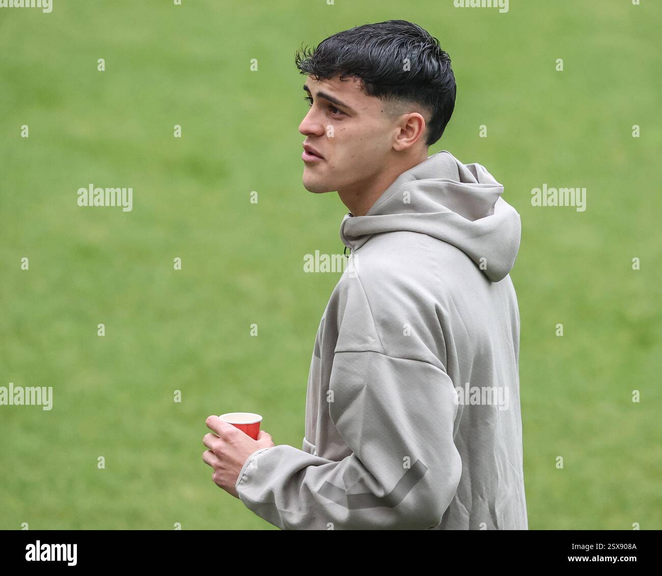 Newcastle, UK. 23rd Feb, 2025. Ramón Sosa of Nottingham Forest arrives ...