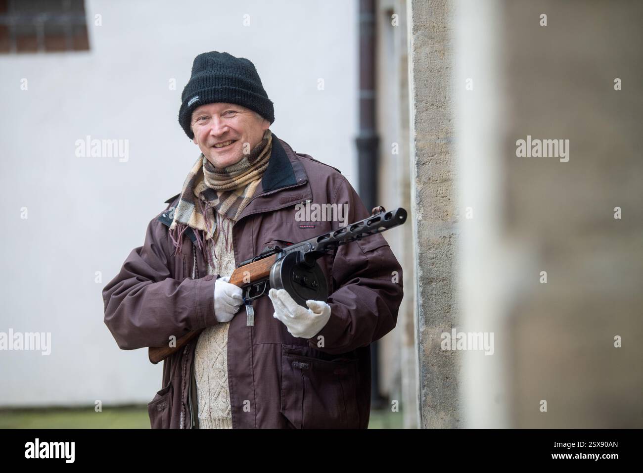 Pardubice, Czech Republic. 17th Feb, 2025. Historian Jan Tetrev from ...