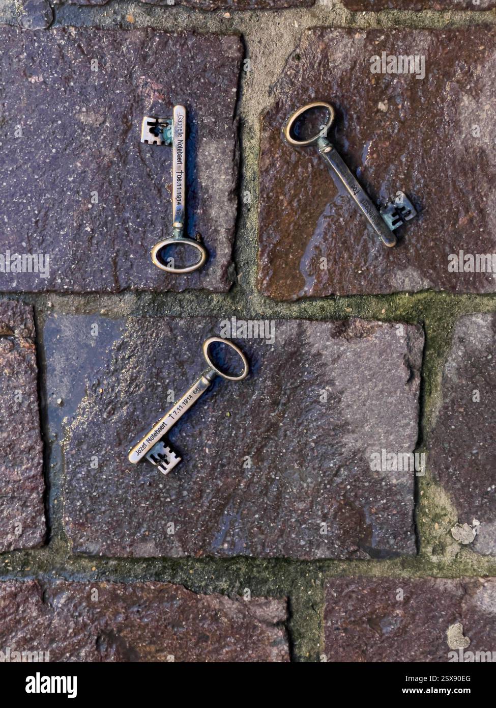 The keys of Ypres. To commemorate the civilian victims of WW1 these ...