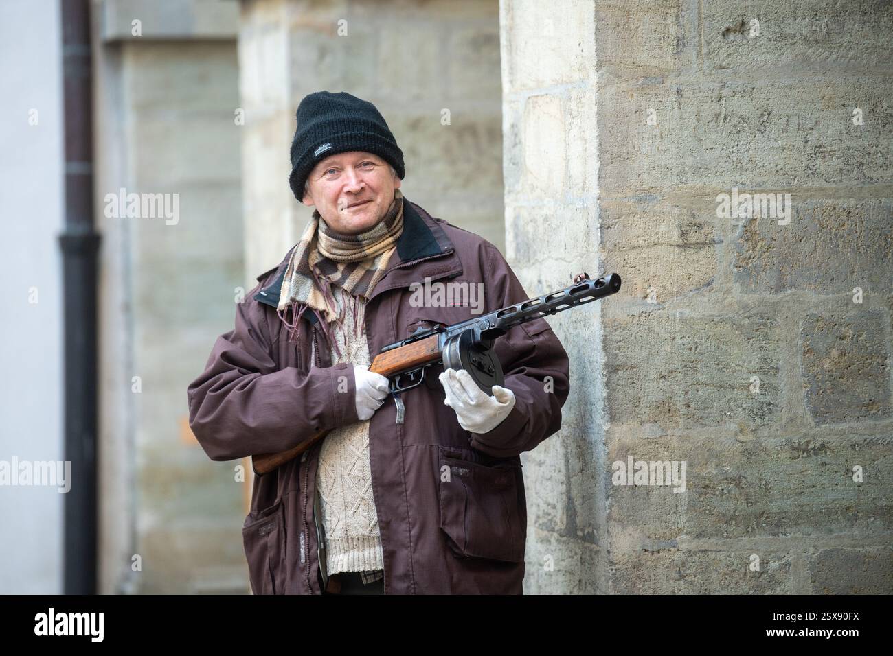Pardubice, Czech Republic. 17th Feb, 2025. Historian Jan Tetrev from ...