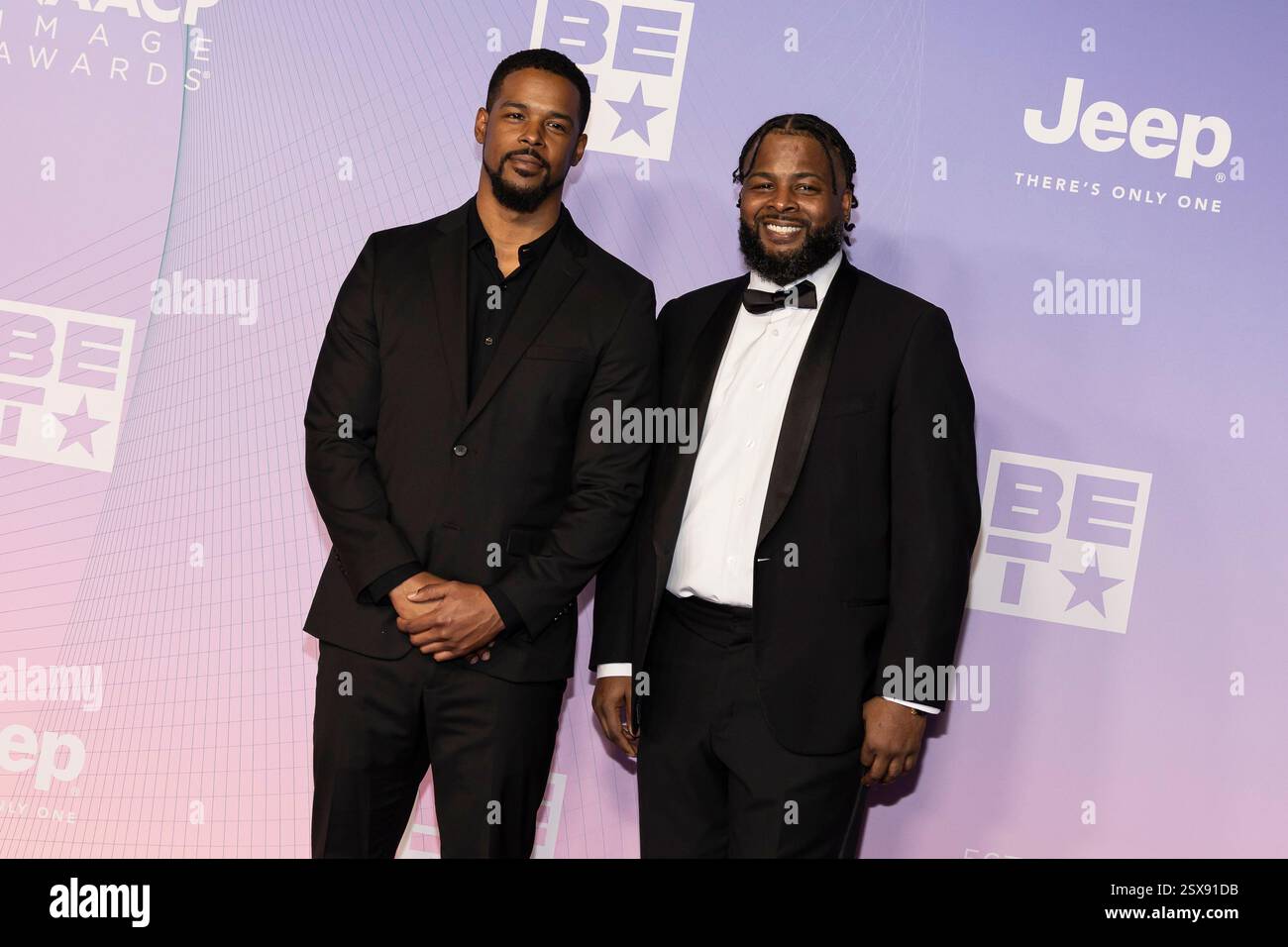 Pasadena, USA. 22nd Feb, 2025. Gregg Wayans and Craig Wayans attend the ...