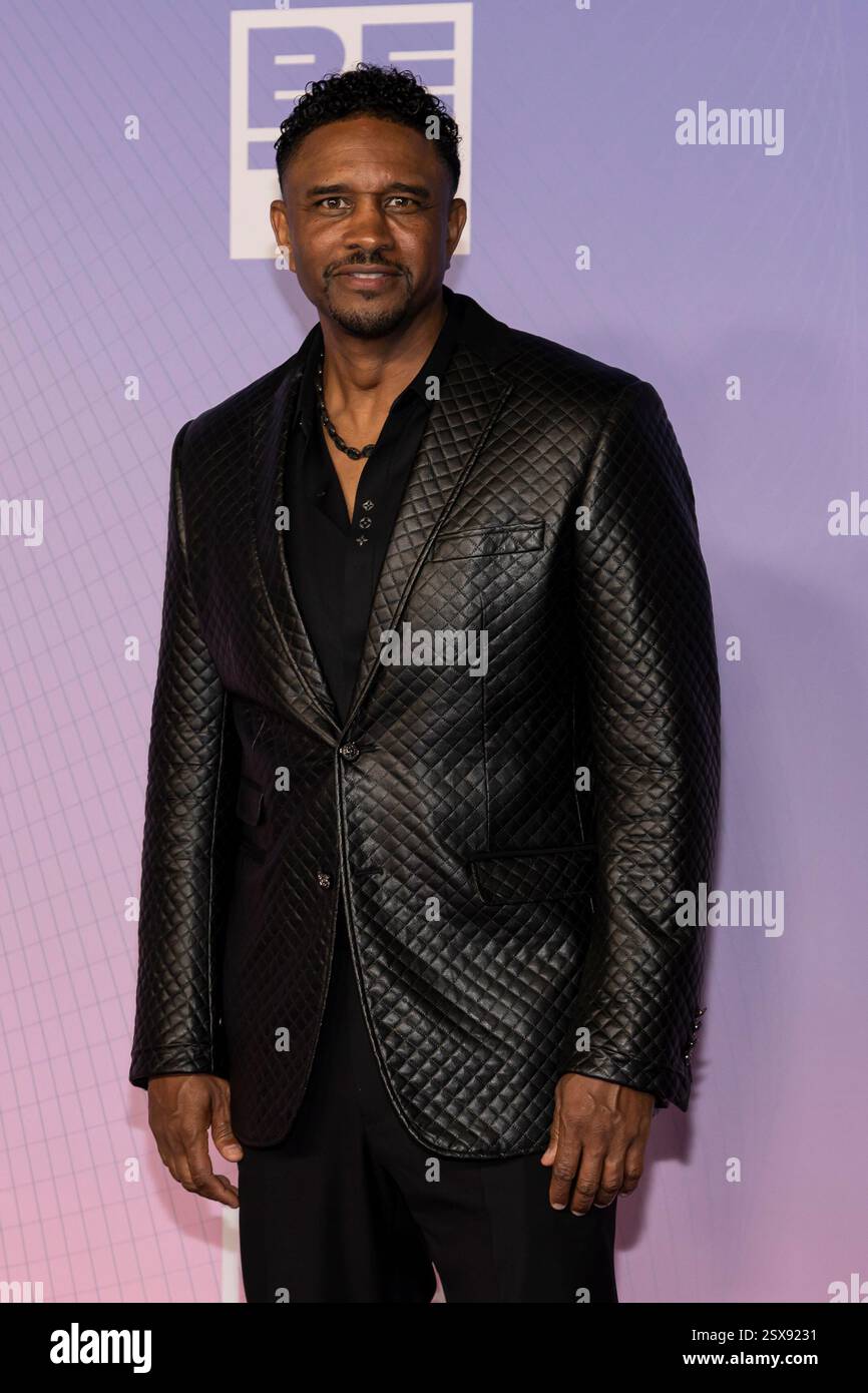 Pasadena, USA. 22nd Feb, 2025. Ben Stephens attends the arrivals of the ...