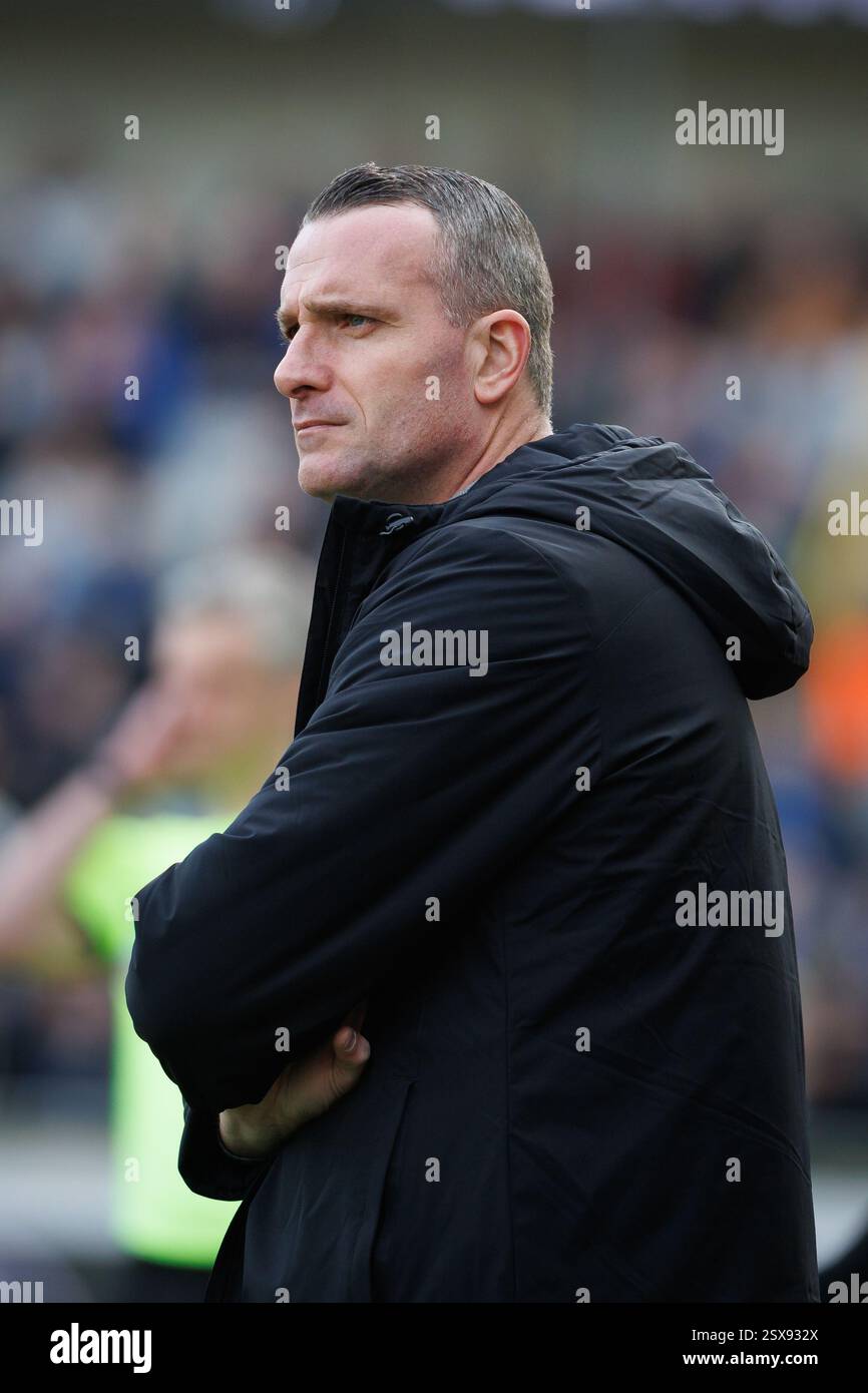 Club's head coach Nicky Hayen pictured during a soccer match between ...