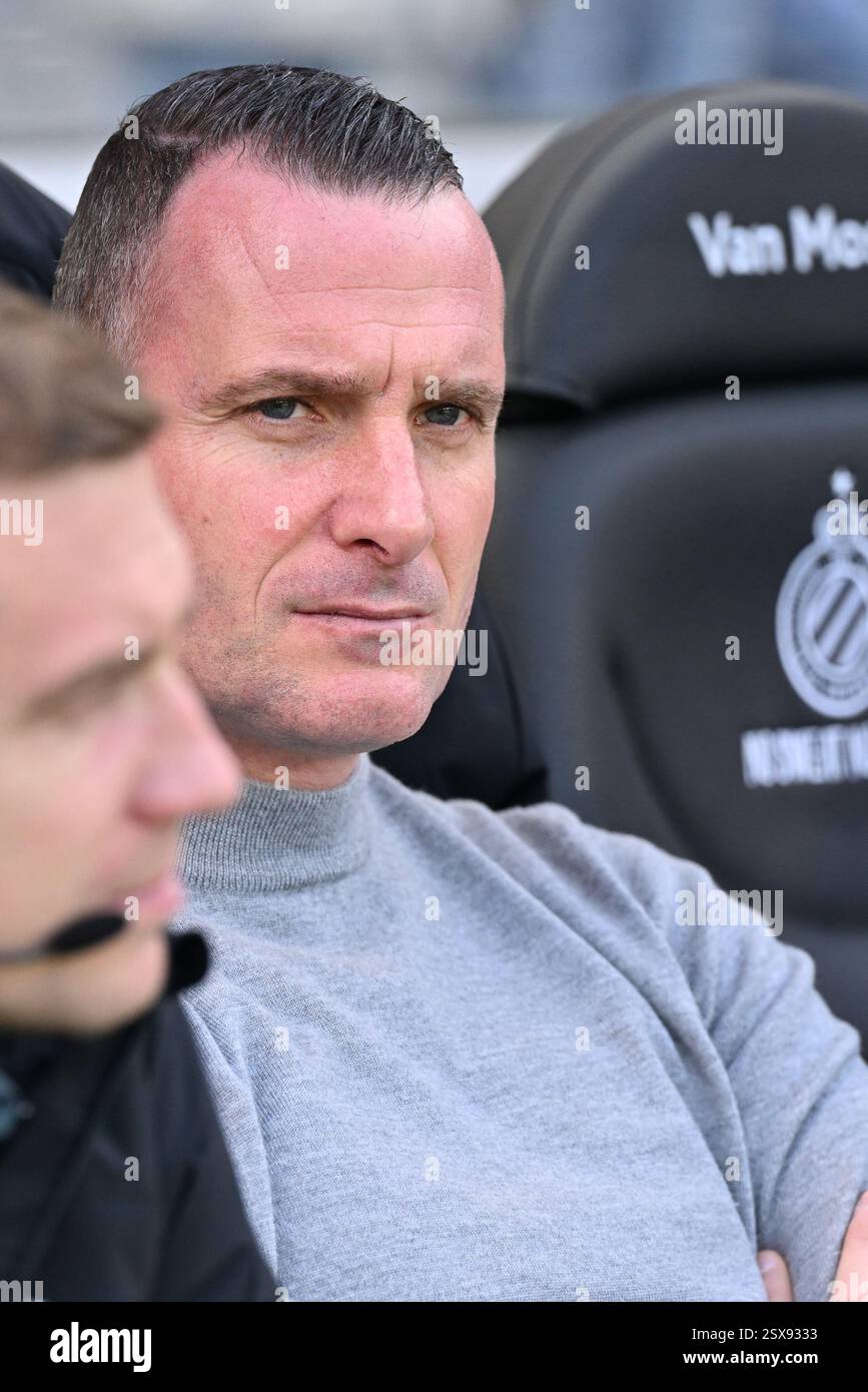 Head Coach Nicky Hayen of Club Brugge pictured during the Jupiler Pro ...