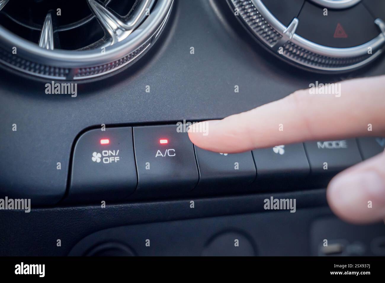 Car Interior Climate Control System Featuring Air Conditioning Control ...