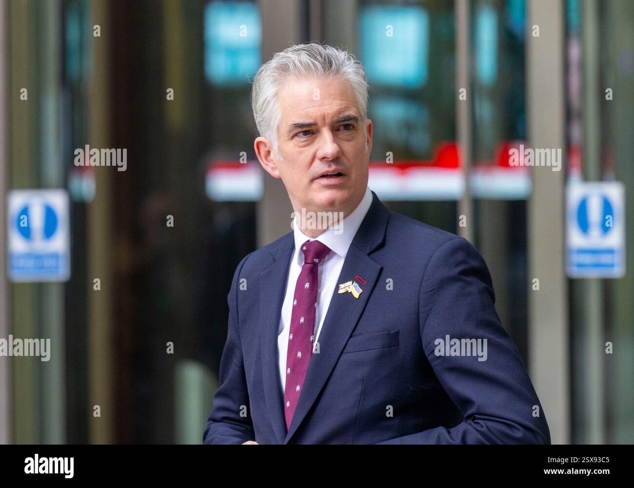 London, UK. 23rd Feb, 2025. James Cartlidge, Shadow Secretary of State ...