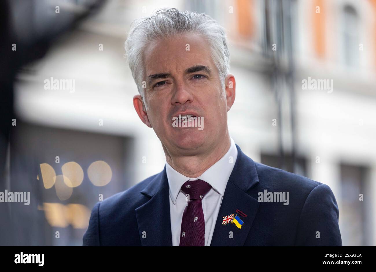 London, UK 23 Feb 2025 James Cartlidge, Shadow Secretary of State for ...