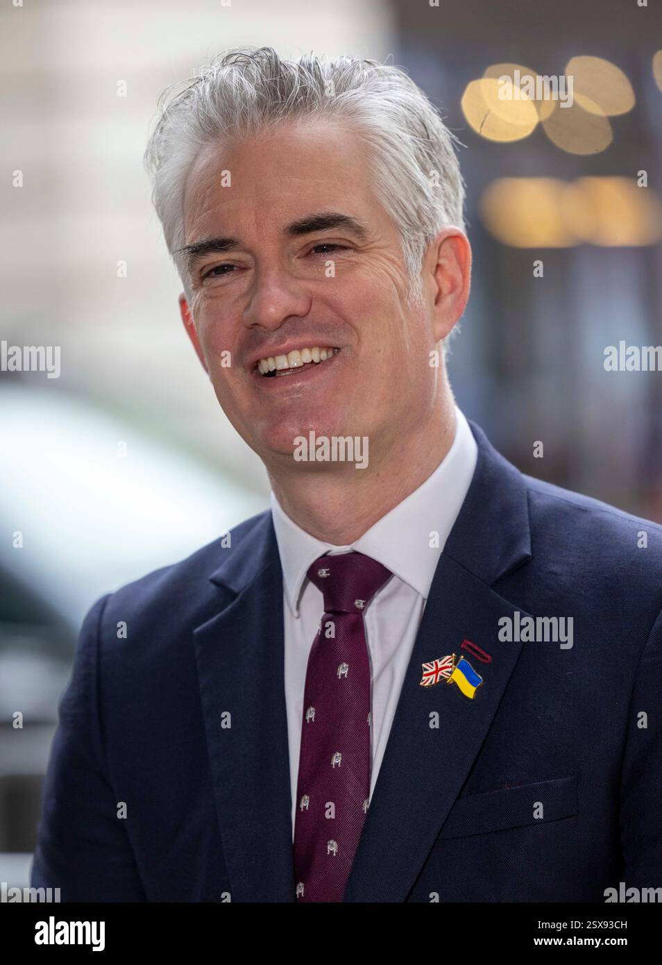 London, UK. 23rd Feb, 2025. James Cartlidge, Shadow Secretary of State ...