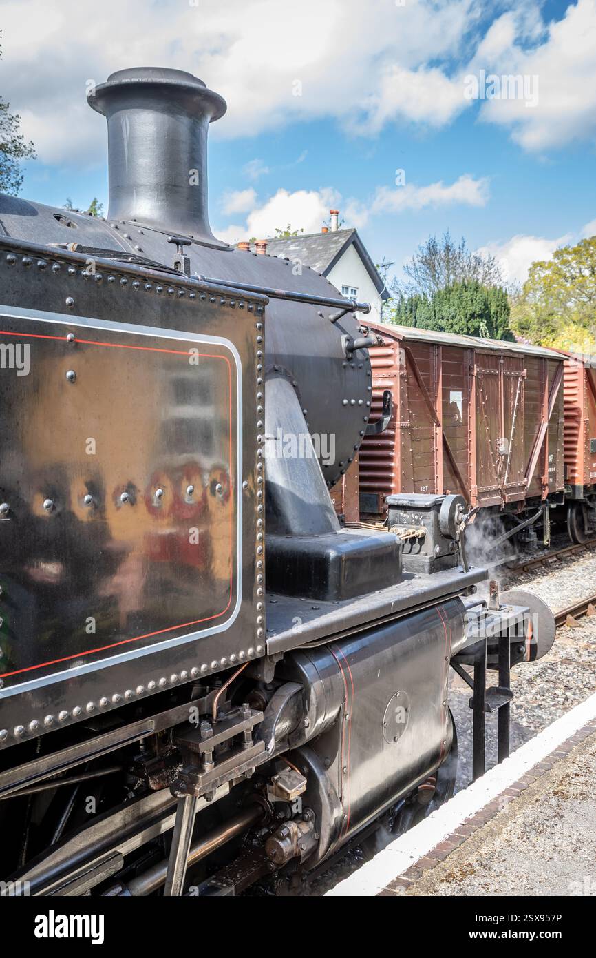 BR '2MT' 2-6-2T No. 41312, Medstead and Four Marks station on the Mid ...