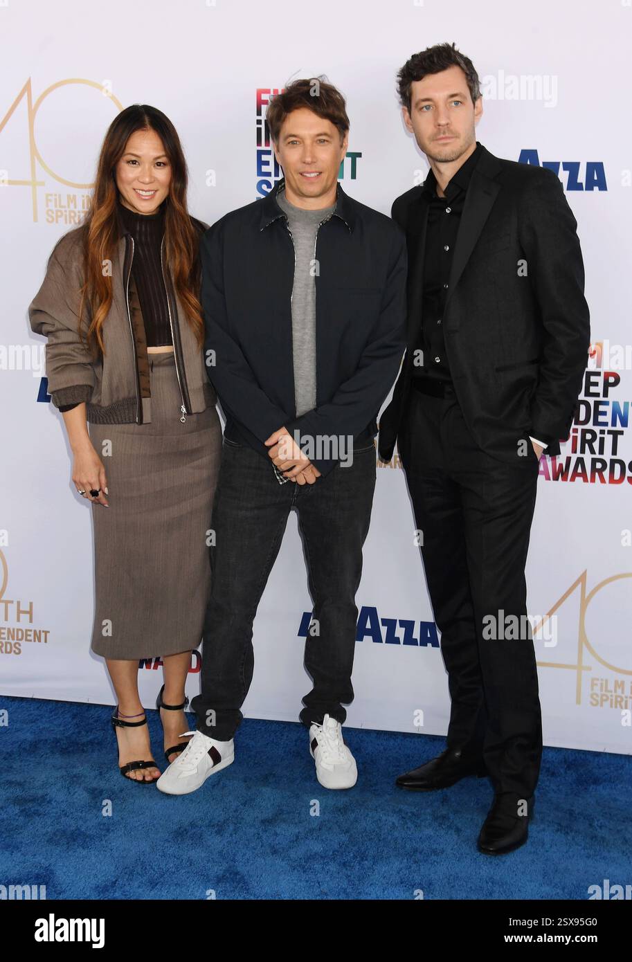 Santa Monica, California, USA. 22nd Feb, 2025. Samantha Quan, Sean ...