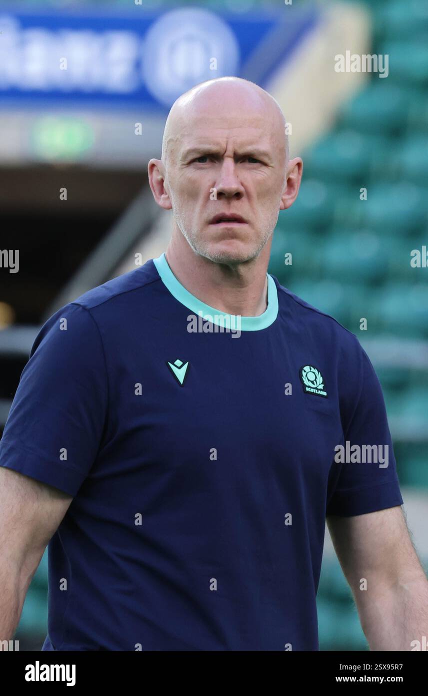 Steve Tandy Assistant Coac(Defence) of Scotland during The Calcutta Cup ...