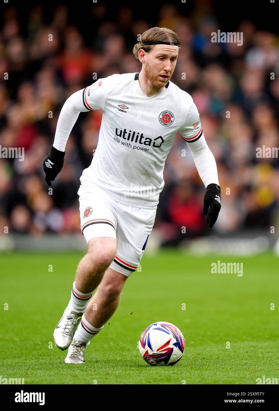 Luton Town's Josh Bowler during the Sky Bet Championship match at ...