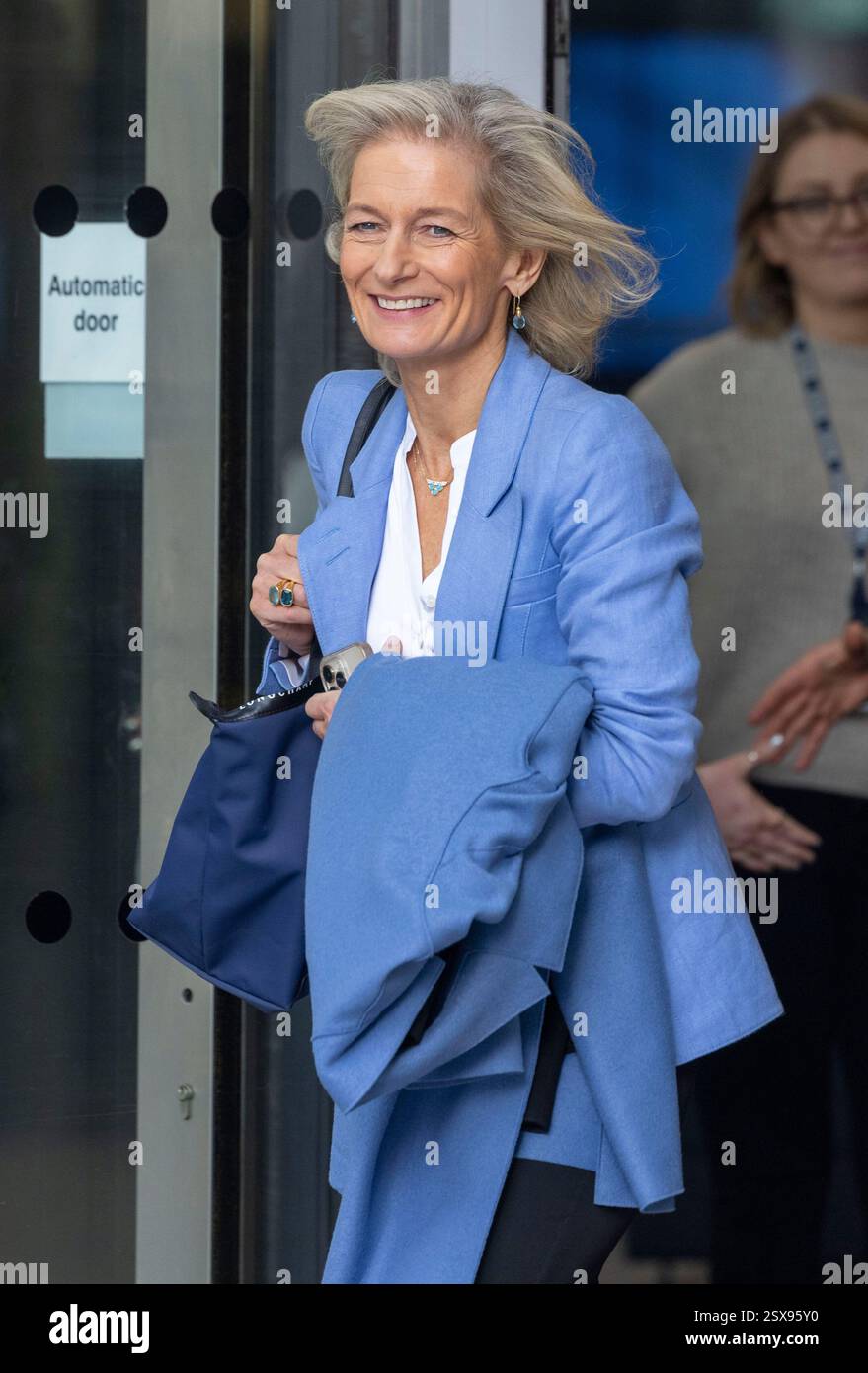 London, UK. 23rd Feb, 2025. Zanny Minton Beddoes, Editor of the ...