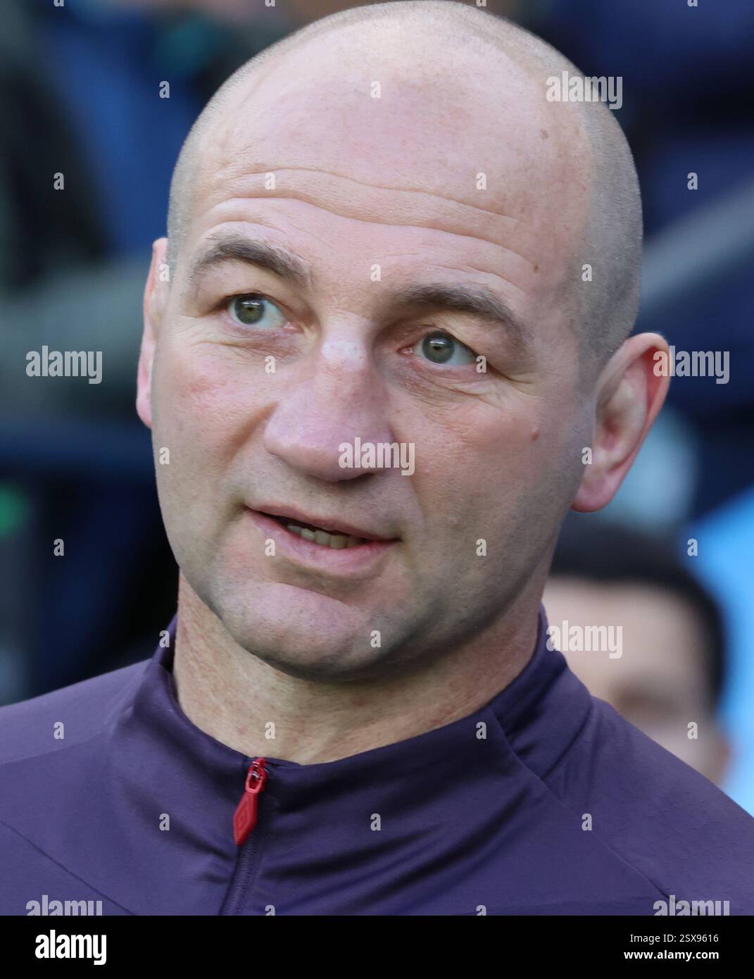 London, UK. 22nd Feb, 2025. England's Coach Steve Borthwick during The Calcutta Cup, Guinness ...