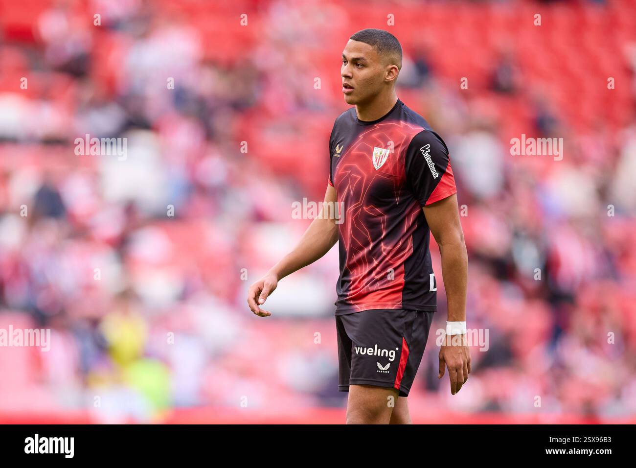 Maroan Sannadi Harrouch of Athletic Club looks on prior to the LaLiga ...