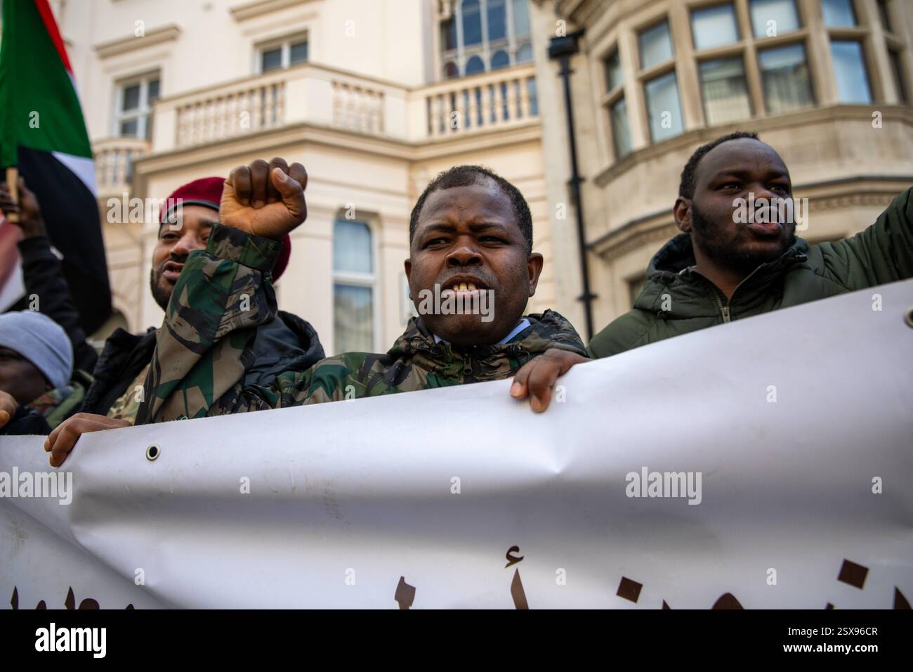 Darfur Union In the UK and members of the Sudanese diaspora hold a ...