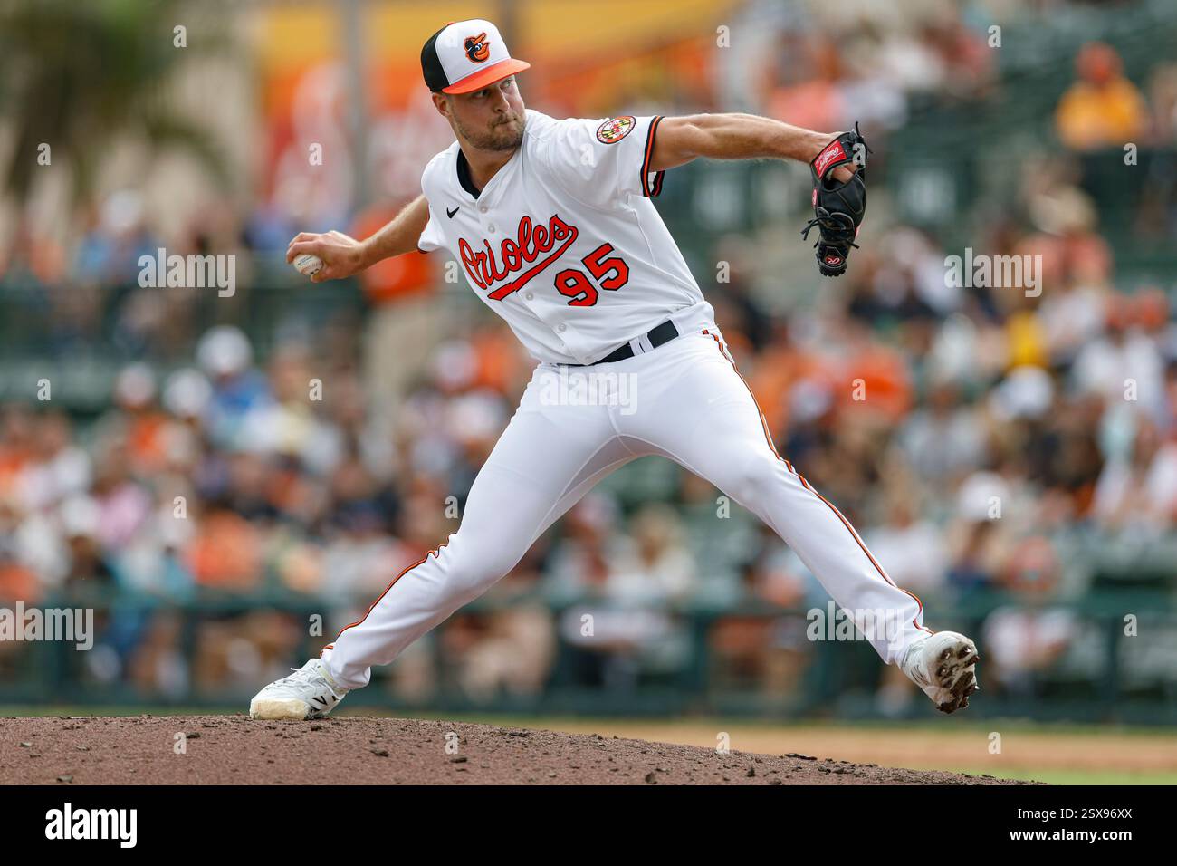 Sarasota, FL USA; Baltimore Orioles pitcher Peter Van Loon (95 ...
