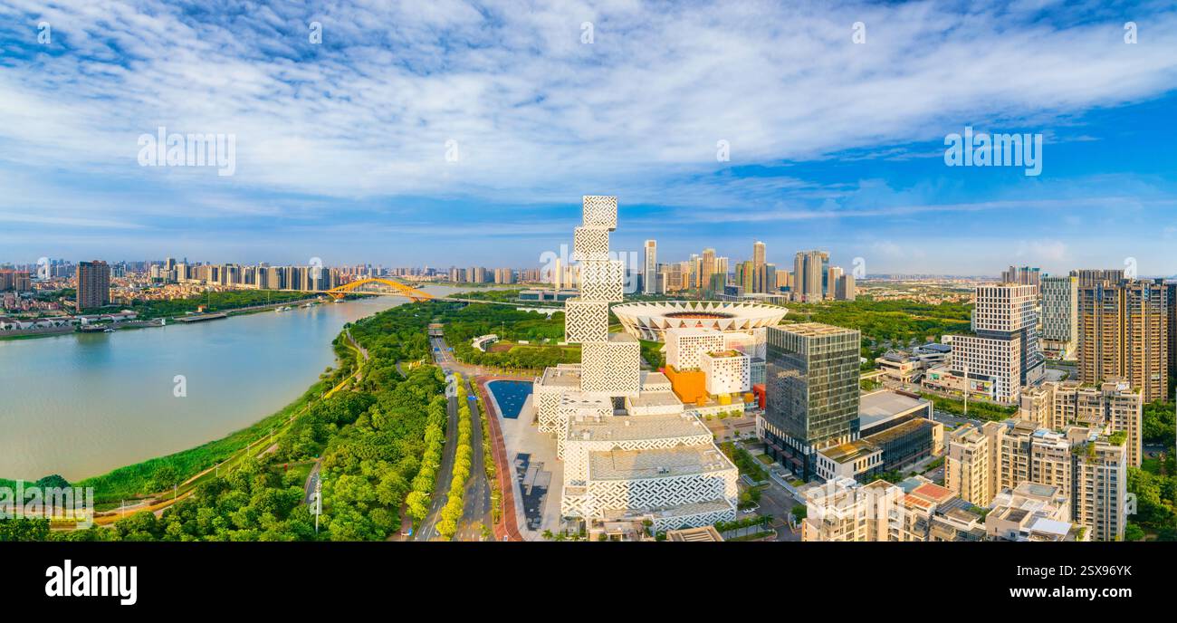 Aerial Scenery of Dongping New City, Foshan City, Guangdong Province, China Stock Photo - Alamy