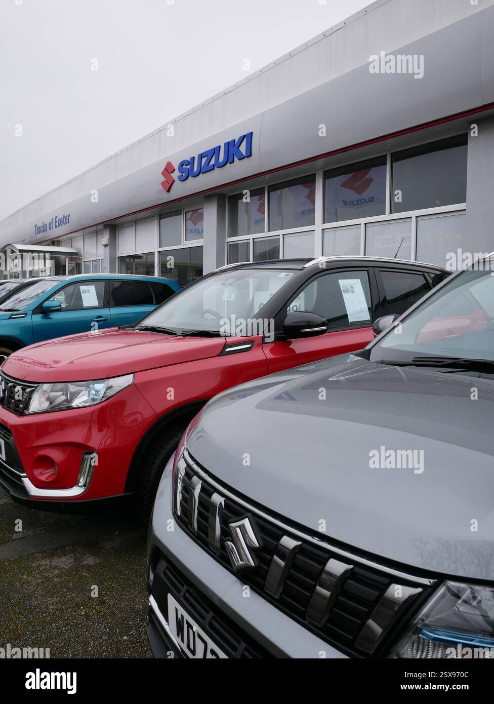 Suzuki car dealership, Marsh Barton Trading Estate, Exeter, Devon, UK ...