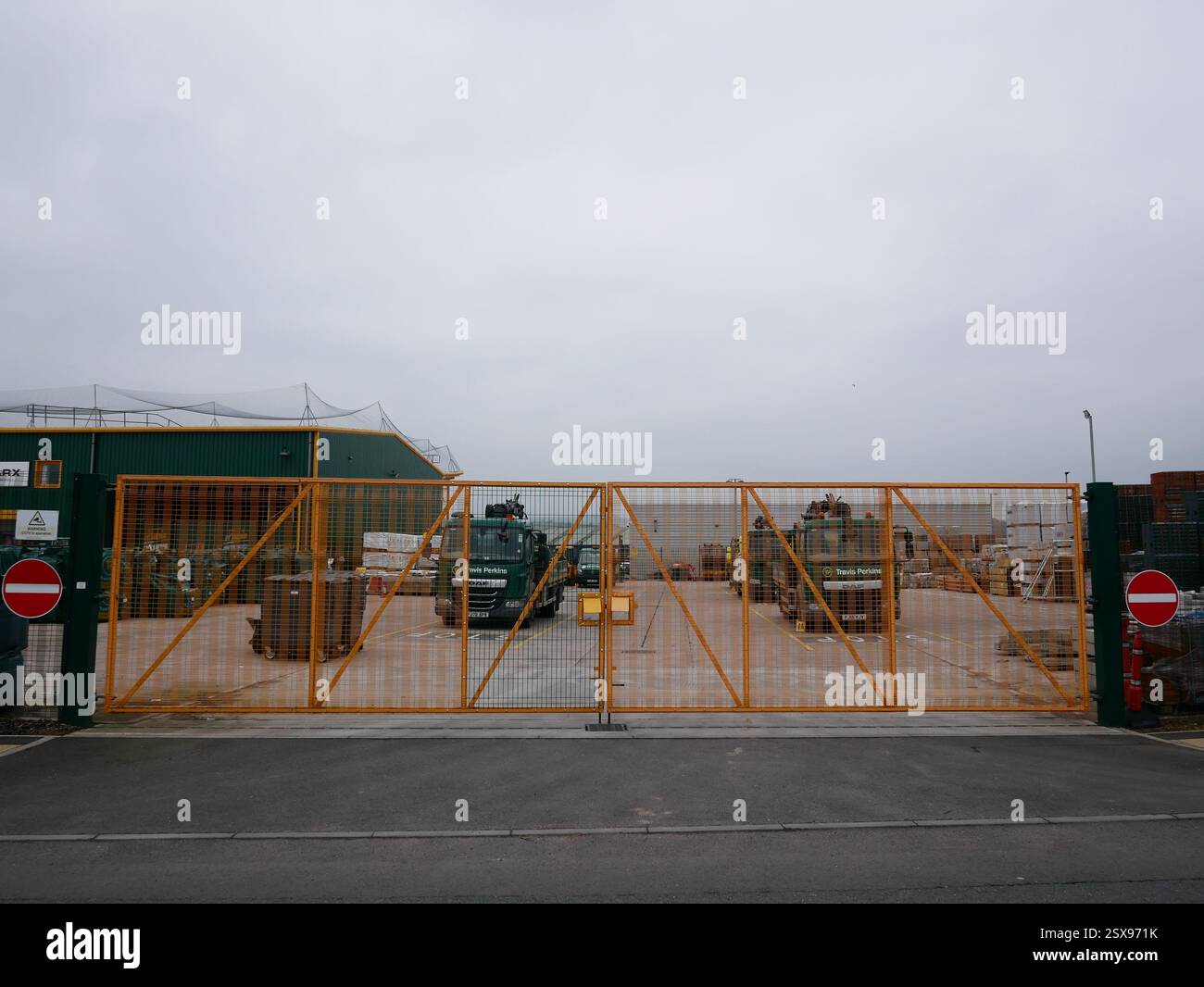 Travis Perkins building supplies builders merchant yard. Marsh Barton ...