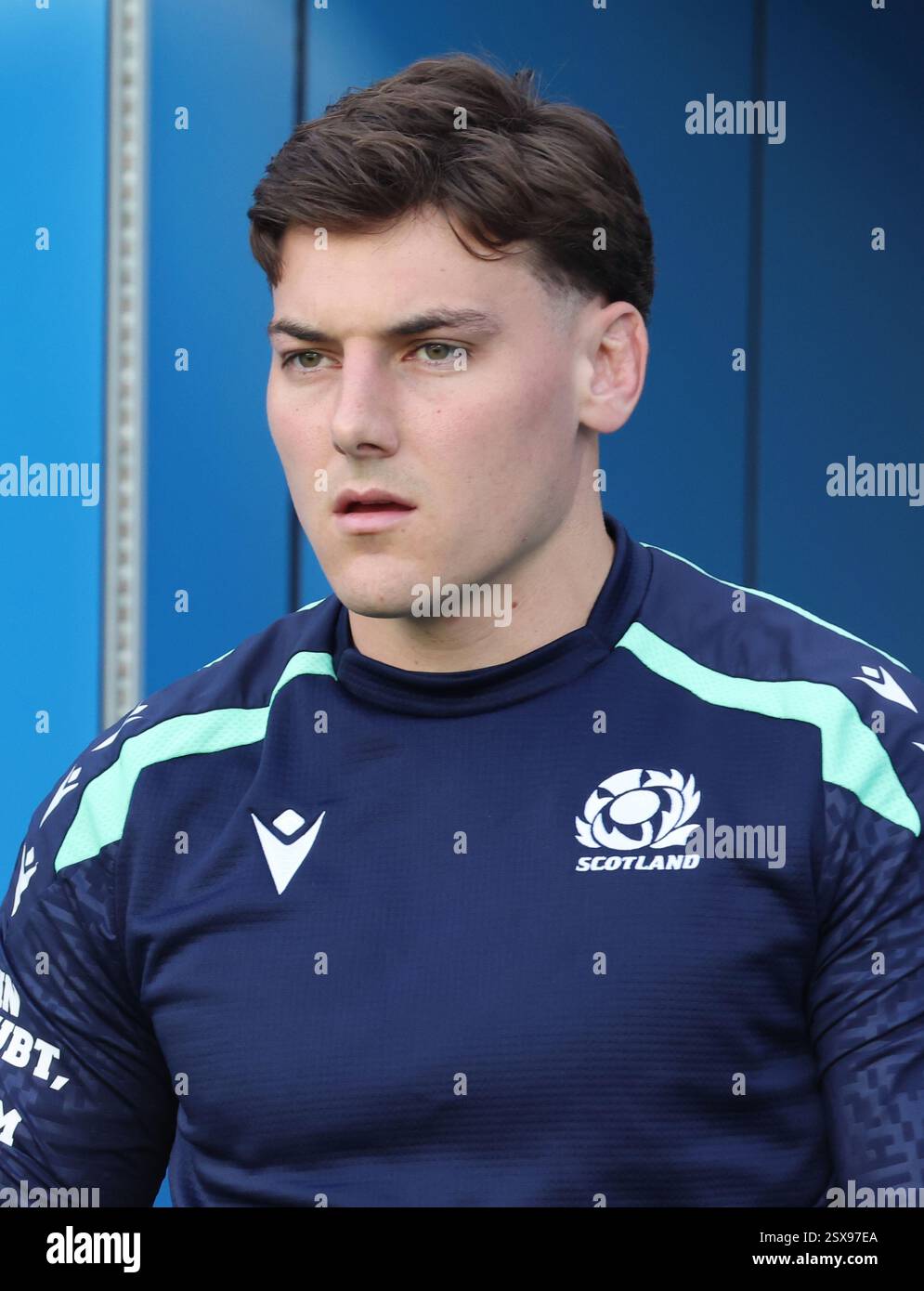 Tom Jordan(Glasgow Warriors) of Scotland before kick off during The ...