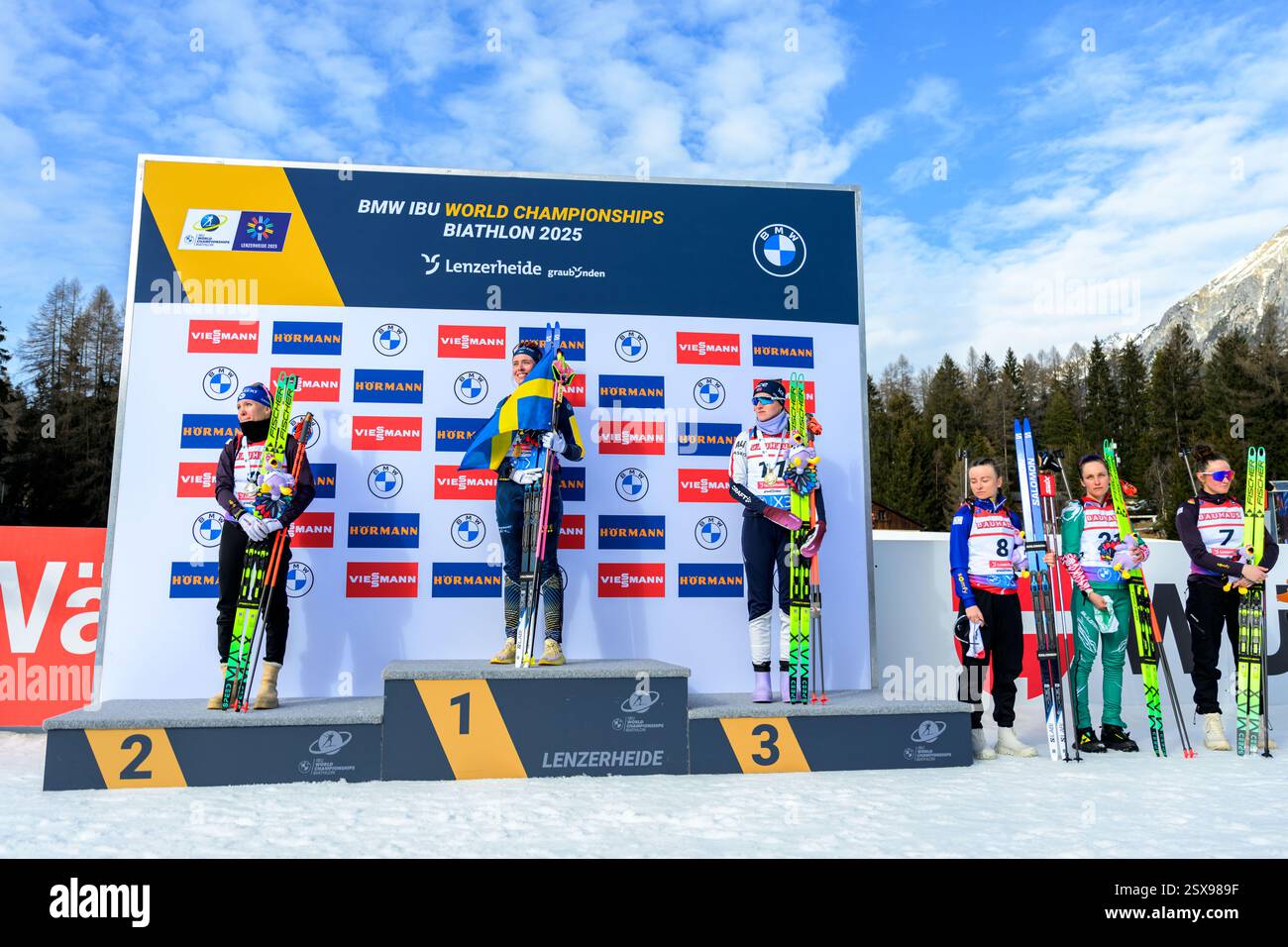 Oceane Michelon of, France., . Elvira Öberg of Sweden, Maren Kirkeeide ...