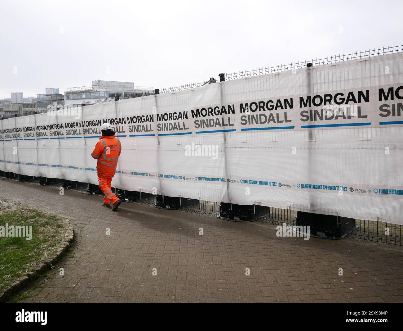 Morgan Sindall Construction company worker a main contractor on the ...