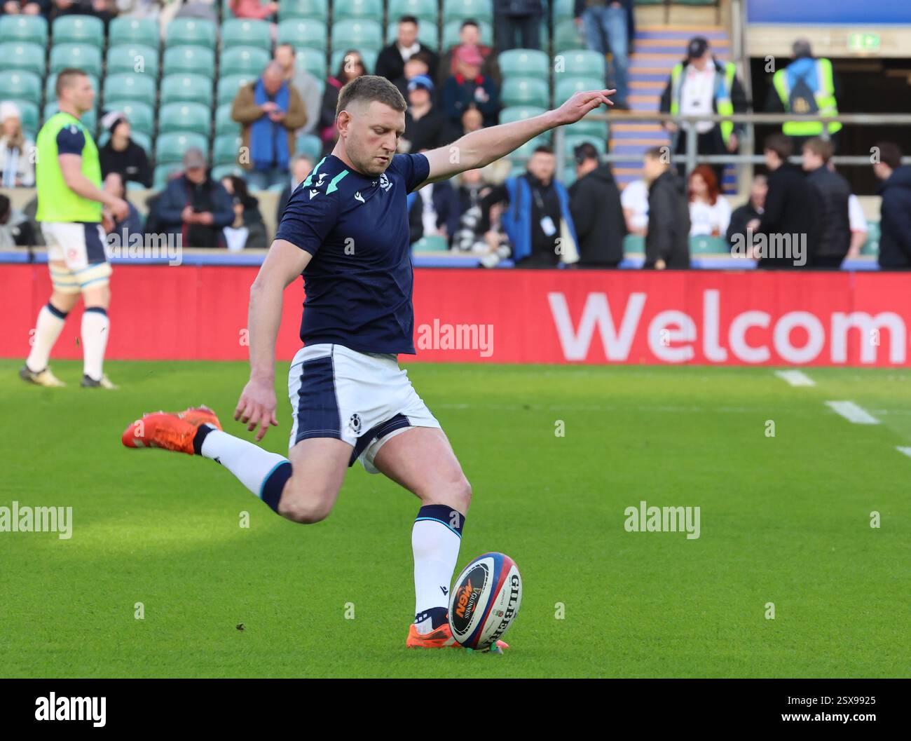 Finn Russell(Bath Rugby)of Scotland before kick off during The Calcutta ...