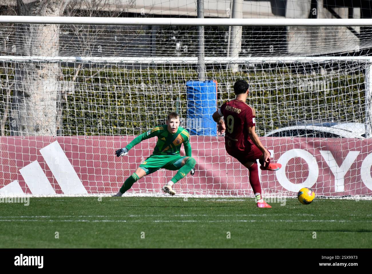 Giulio Misitano (Roma U20) scores the penalty - Roma U20 vs Juventus ...