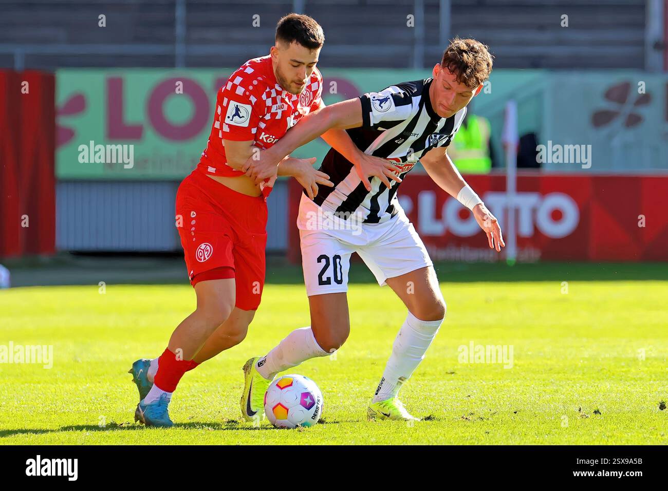 Mainz, Deutschland 23. Februar 2025: Regionalliga Südwest - 2024/2025 ...