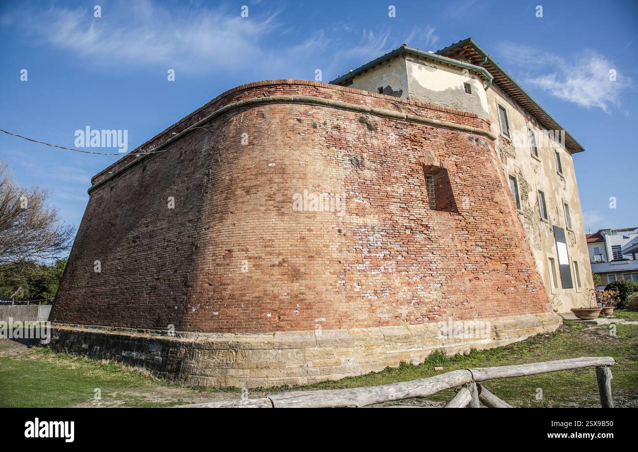 The Fort of Marina di Bibbona, the bastion Stock Photo - Alamy