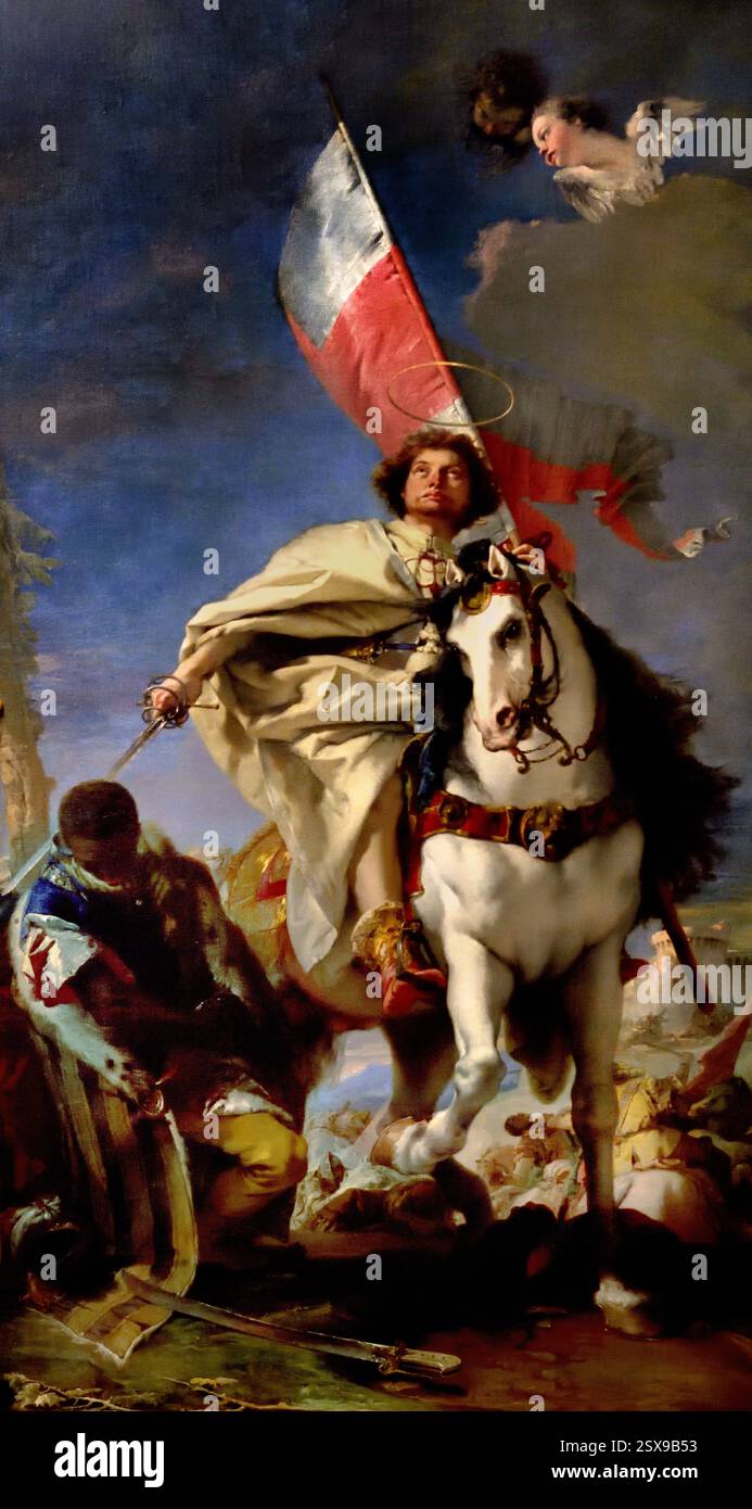 Saint James the Great Conquering the Moors in the Battle of Clavijo ...
