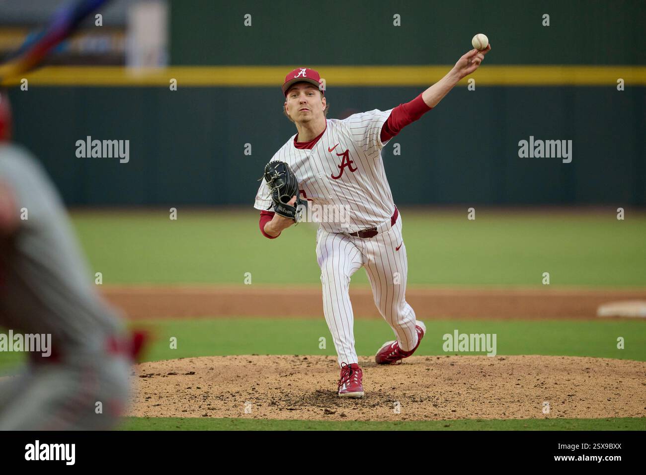 Alabama Crimson Tide pitcher Matthew Heiberger (7) during an NCAA ...