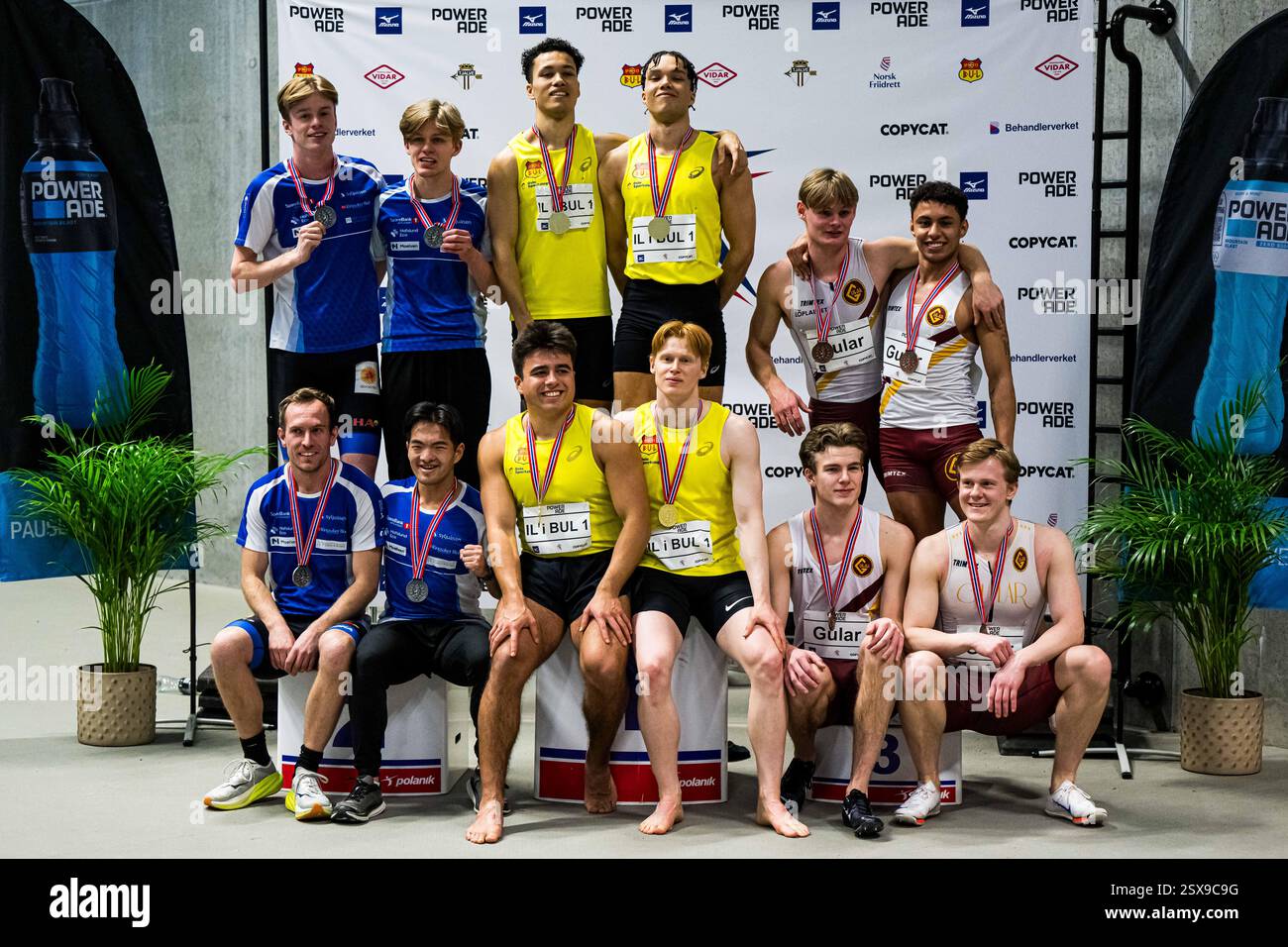 250223 Filip Bøe, Sivert Fløgstad Sellevold, Vegard Oppedal Rinde ...